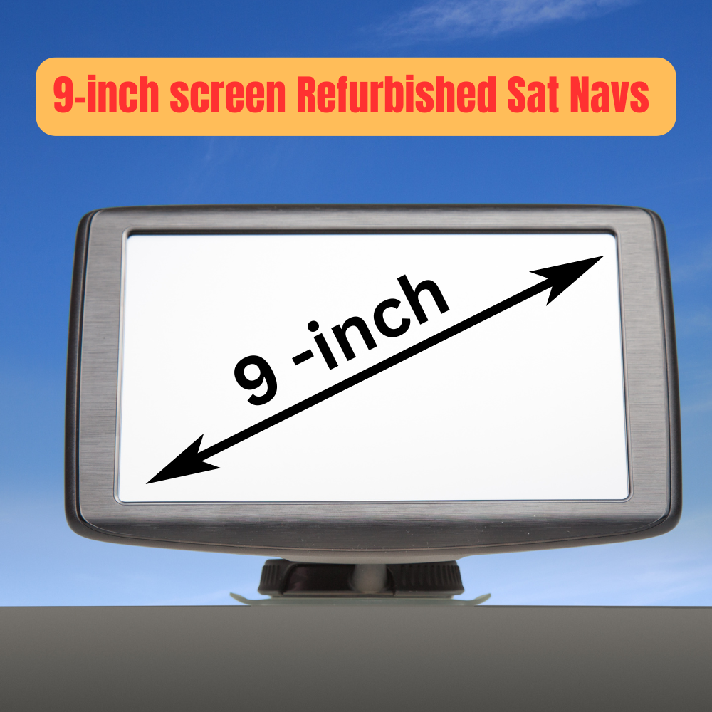 9-inch Screen Refurbished Sat Navs — C & M Navigation Systems