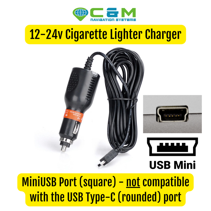 Cigarette Lighter Charger for Truck/Motorhome Sat Navs — C & M ...